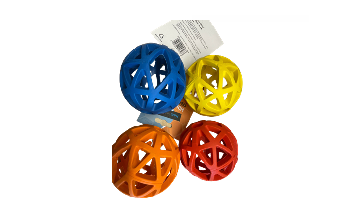 Rubber Holey Ball 9cm | The Dogs Diner