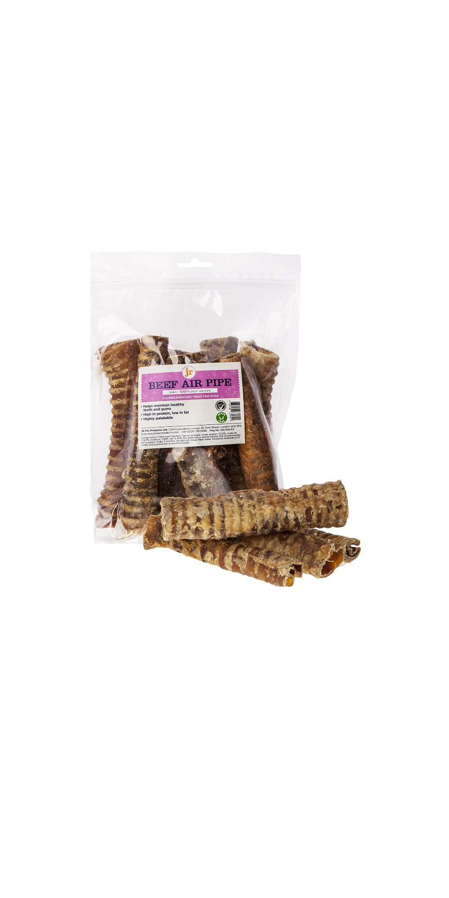 JR Beef Air Pipe 200g | The Dogs Diner
