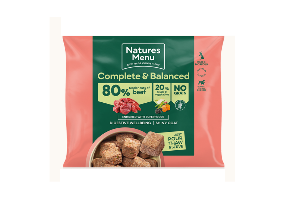 Complete & Balanced 80% Beef (grass fed) Nuggets - 1 Kilo | 0151 678 2588