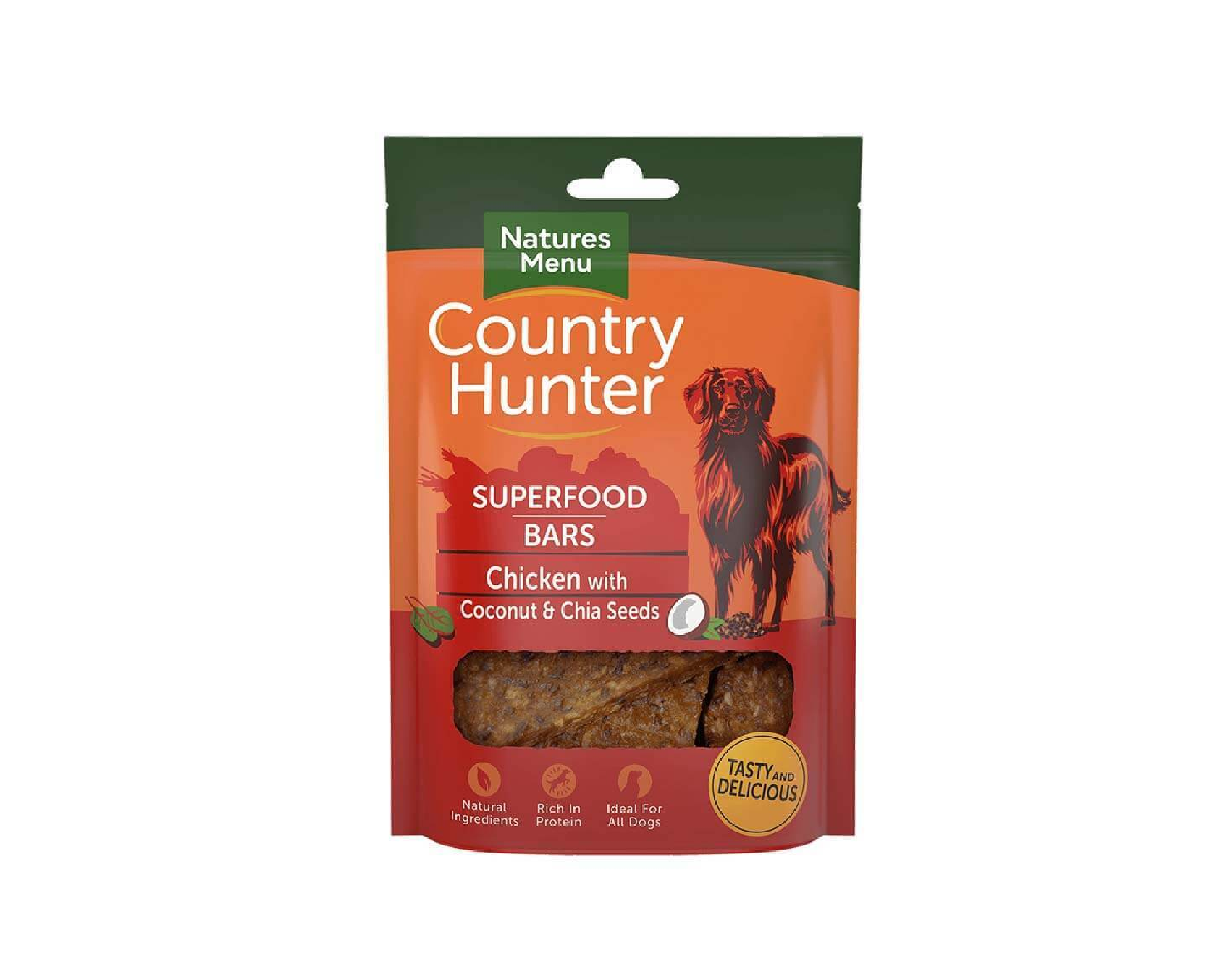 Natures Menu Country Hunter Superfood Bars Chicken with Coconut Dog ...
