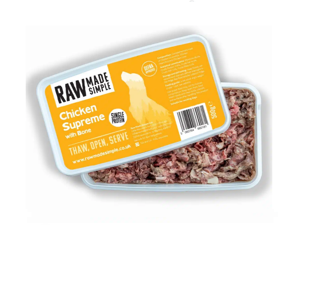 RMS Chicken Supreme With Bone 500g | The Dogs Diner