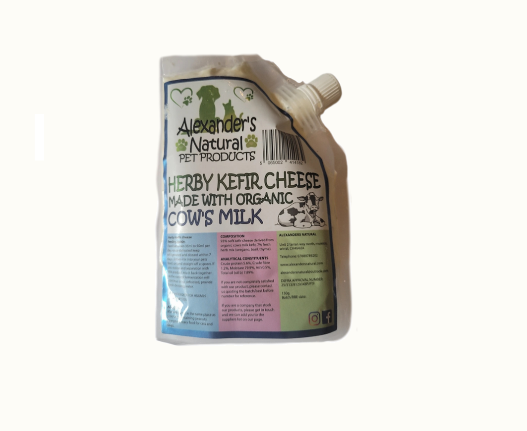 Alexander's Naturals Herby Kefir Cheese | The Dogs Diner