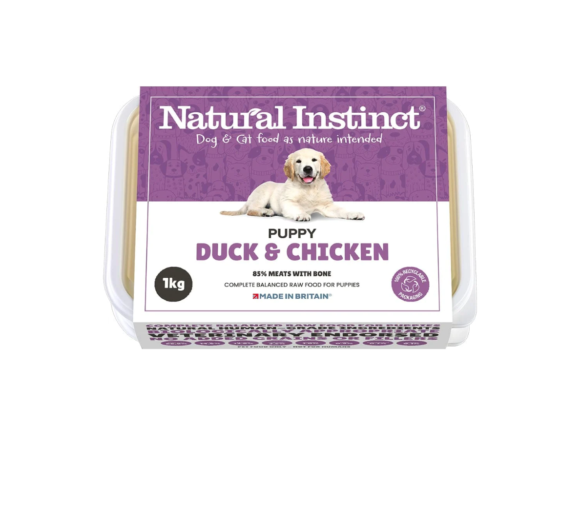 Natural Instinct Puppy Duck & Chicken 2x500g | The Dogs Diner