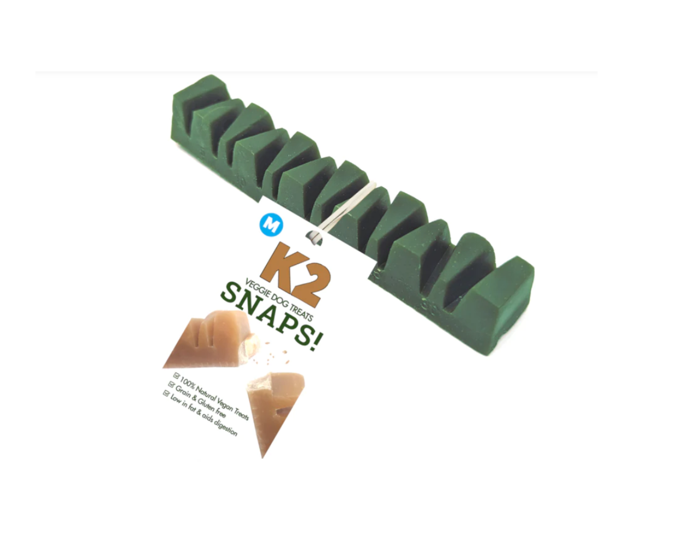 K2 Dog Veggie Treats Spinach & Apple 2 Sizes | The Dogs Diner