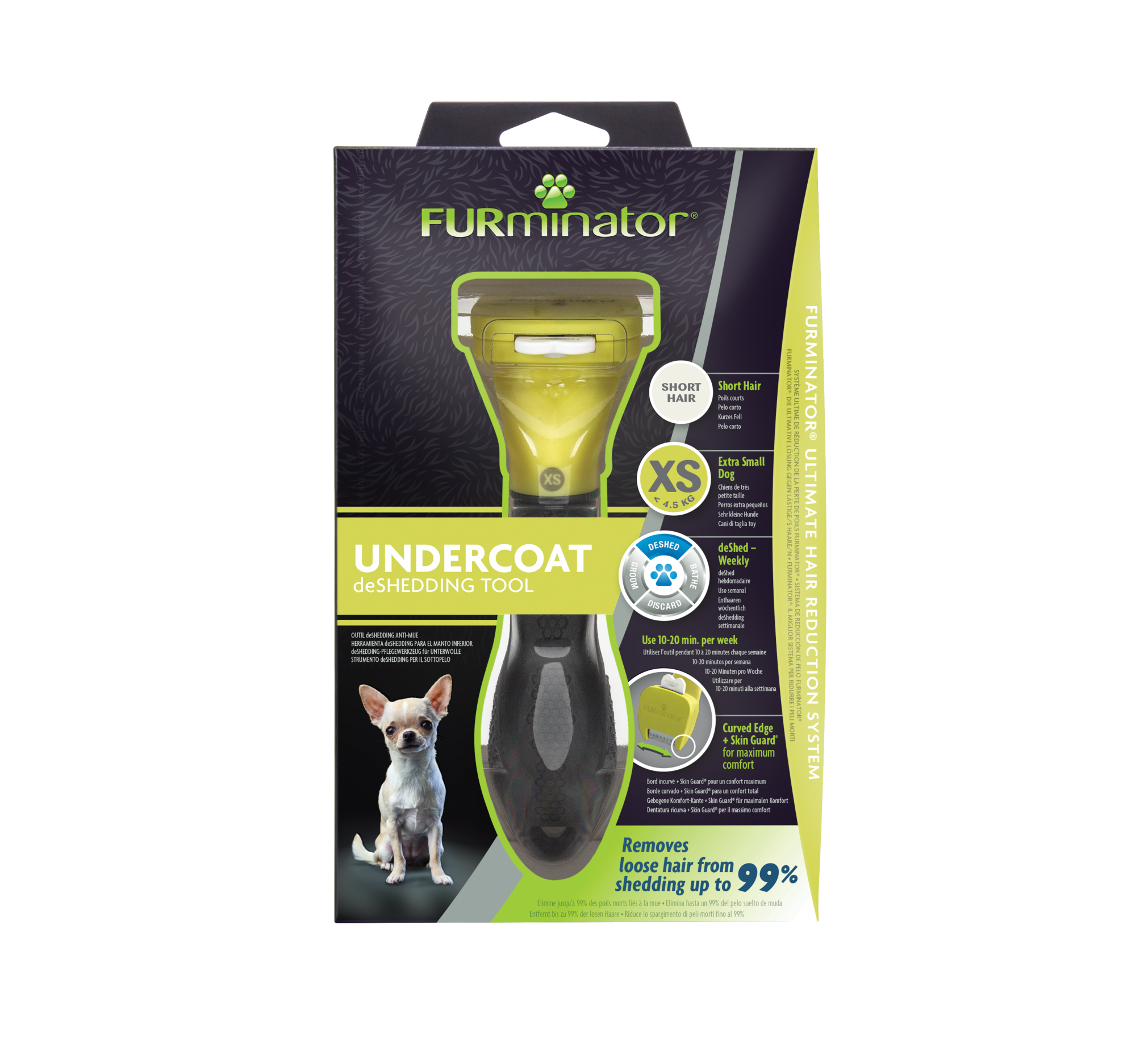Furminator Undercoat Deshedding Tool For Large Short Hair Dog | The ...
