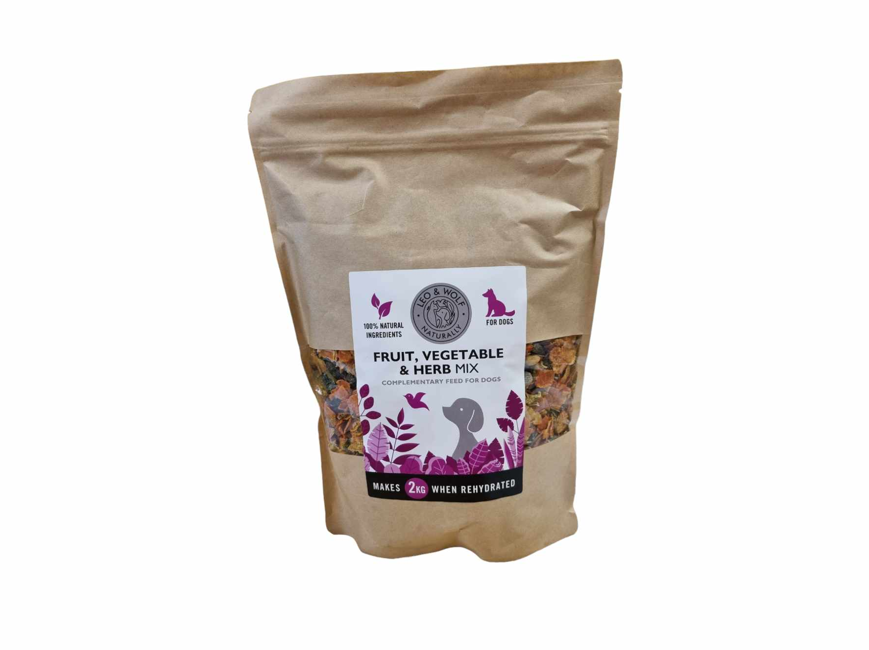 Leo & Wolf Fruit, Vegetable & Herb Mix 800gs | The Dogs Diner