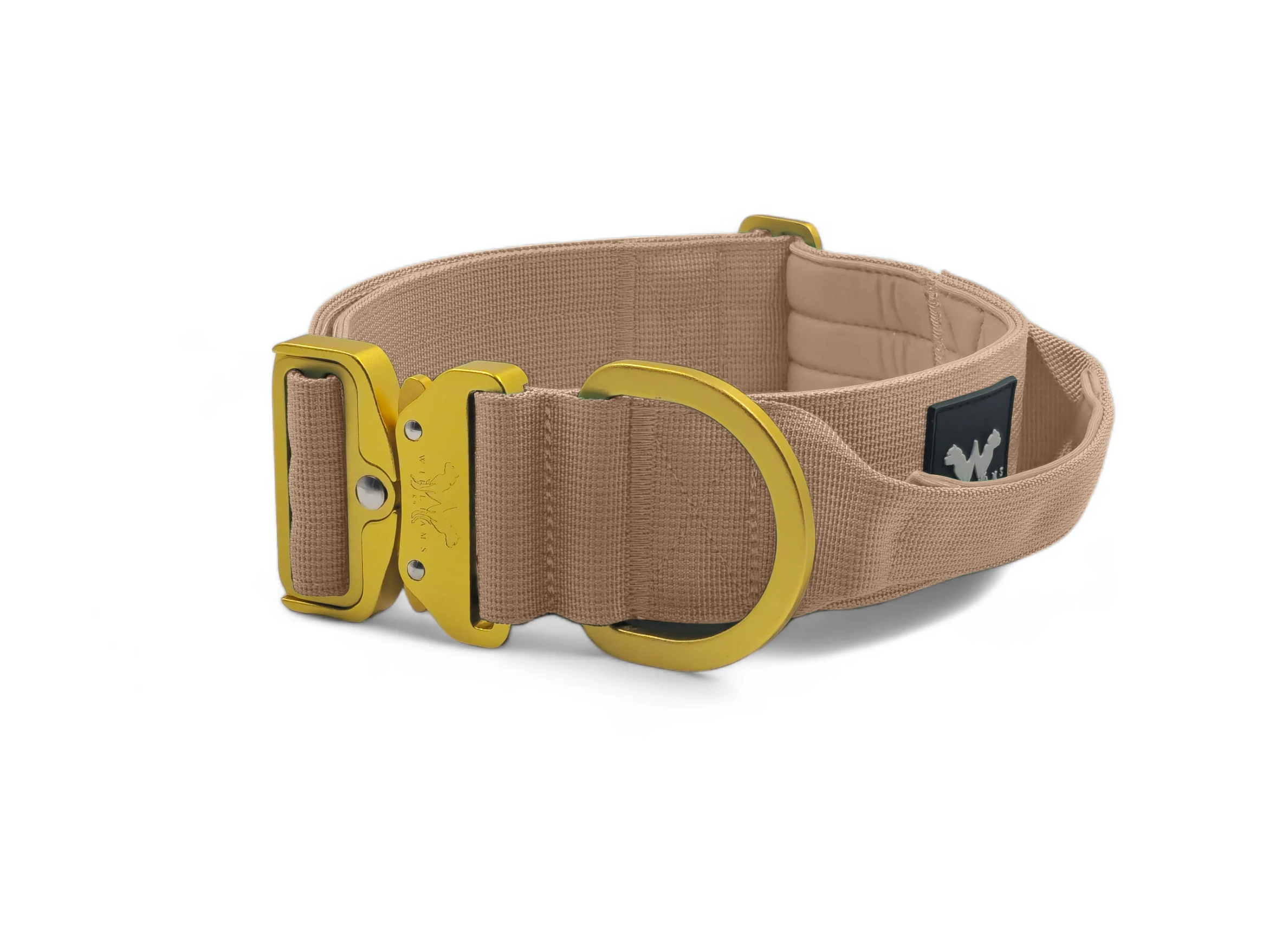 Williams K9 Light Tactical Collar 5CM Military Tan | The Dogs Diner